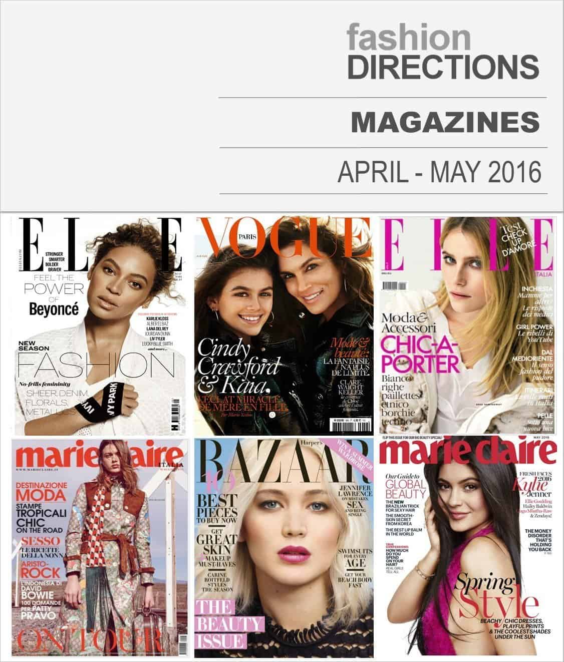 Fashion Magazines April-May 2016 - Fashion Directions