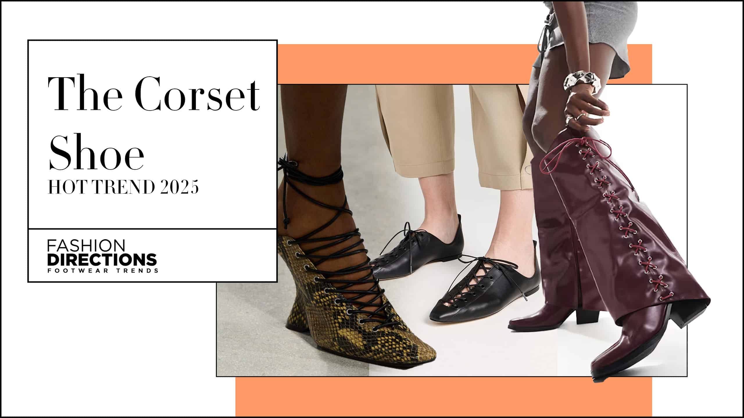 THE CORSET SHOE HOT TREND 2025 - Fashion Directions