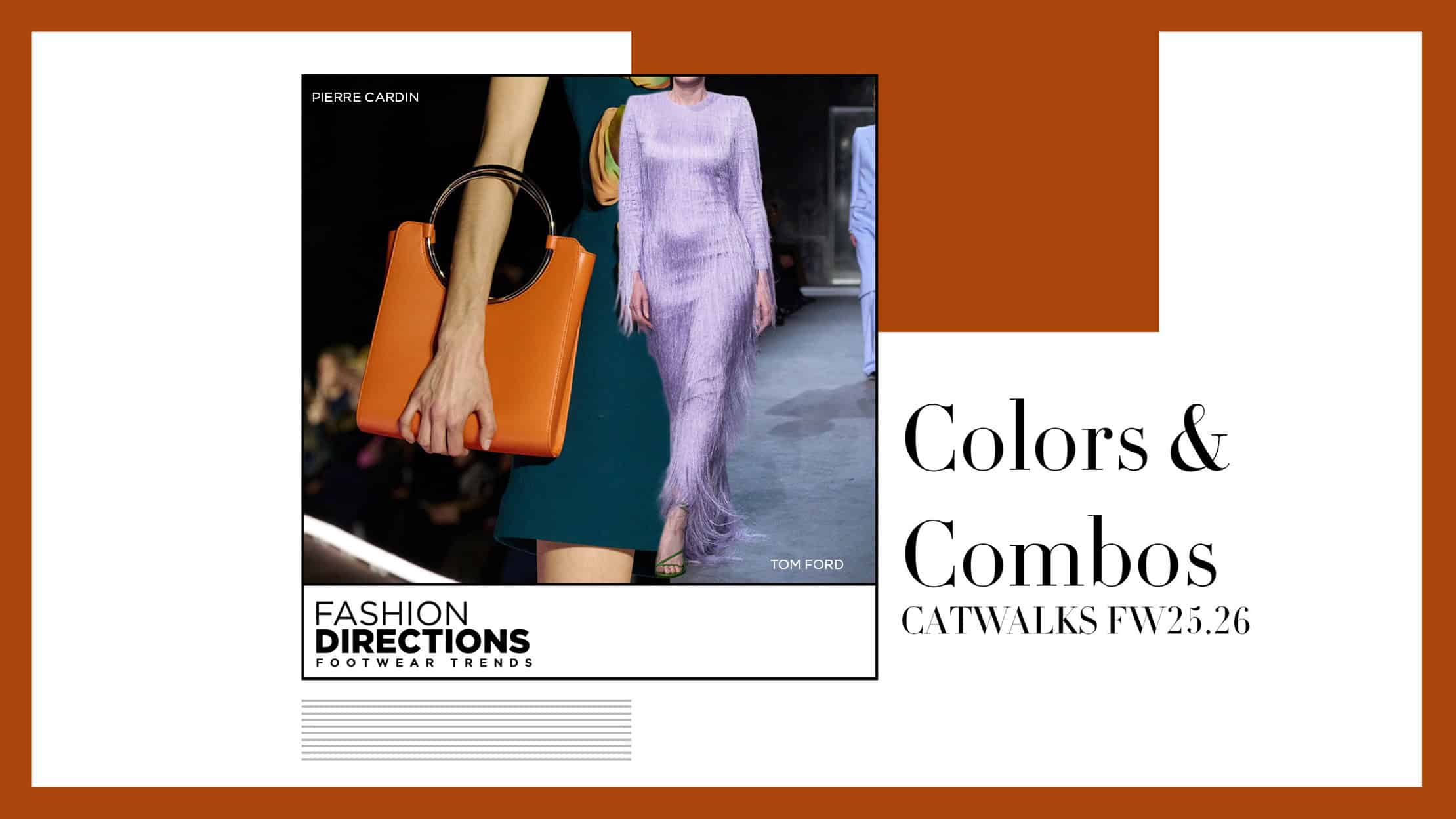 COLORS & COMBOS - CATWALKS FW25.26 - Fashion Directions